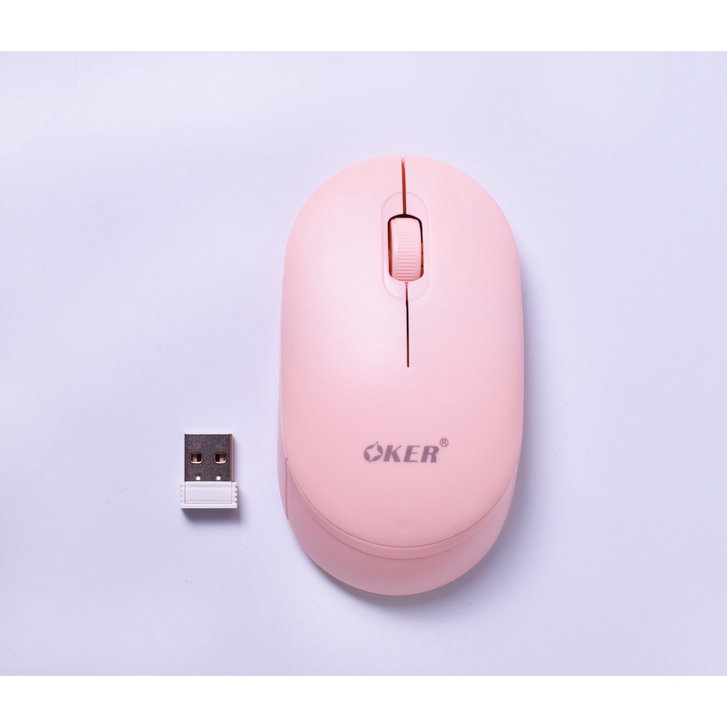 เมาส์ไร้สาย OKER M845 USB 2.4G WIRELESS MOUSE | Shopee Thailand