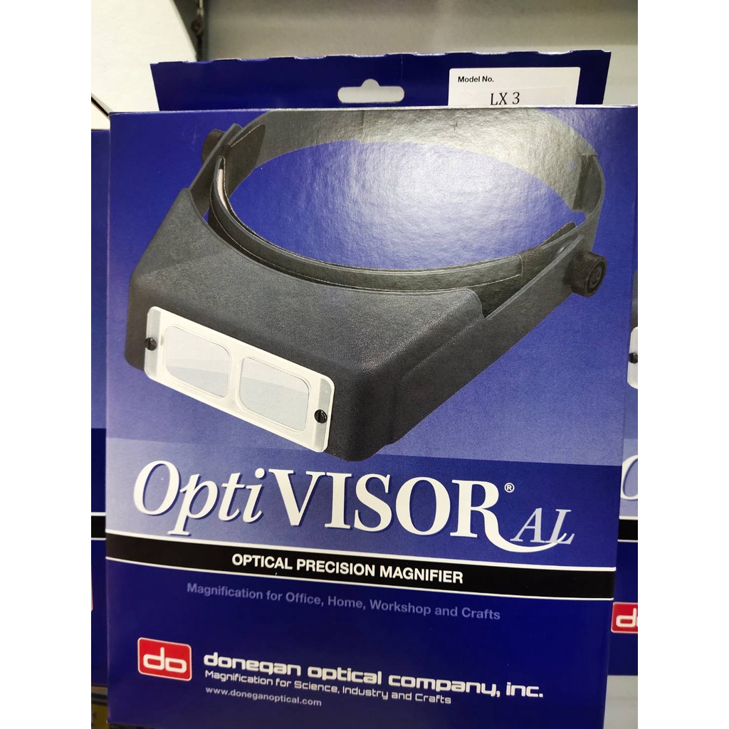 แว่นขยายสวมหัว Opti VISOR AL แว่นขยาย แว่นขยายแกะสลัก รุ่น XL3,4,5,7 ...