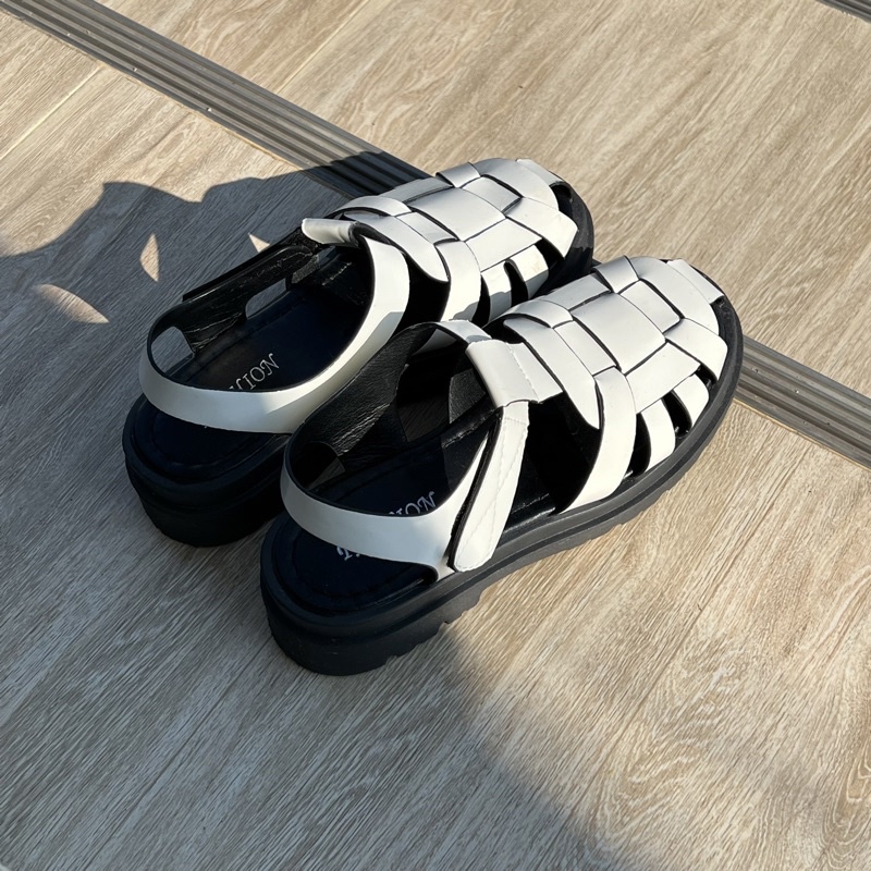 ︎ Charlie Shoes รองเท้าหนังสานรัดส้น | Shopee Thailand