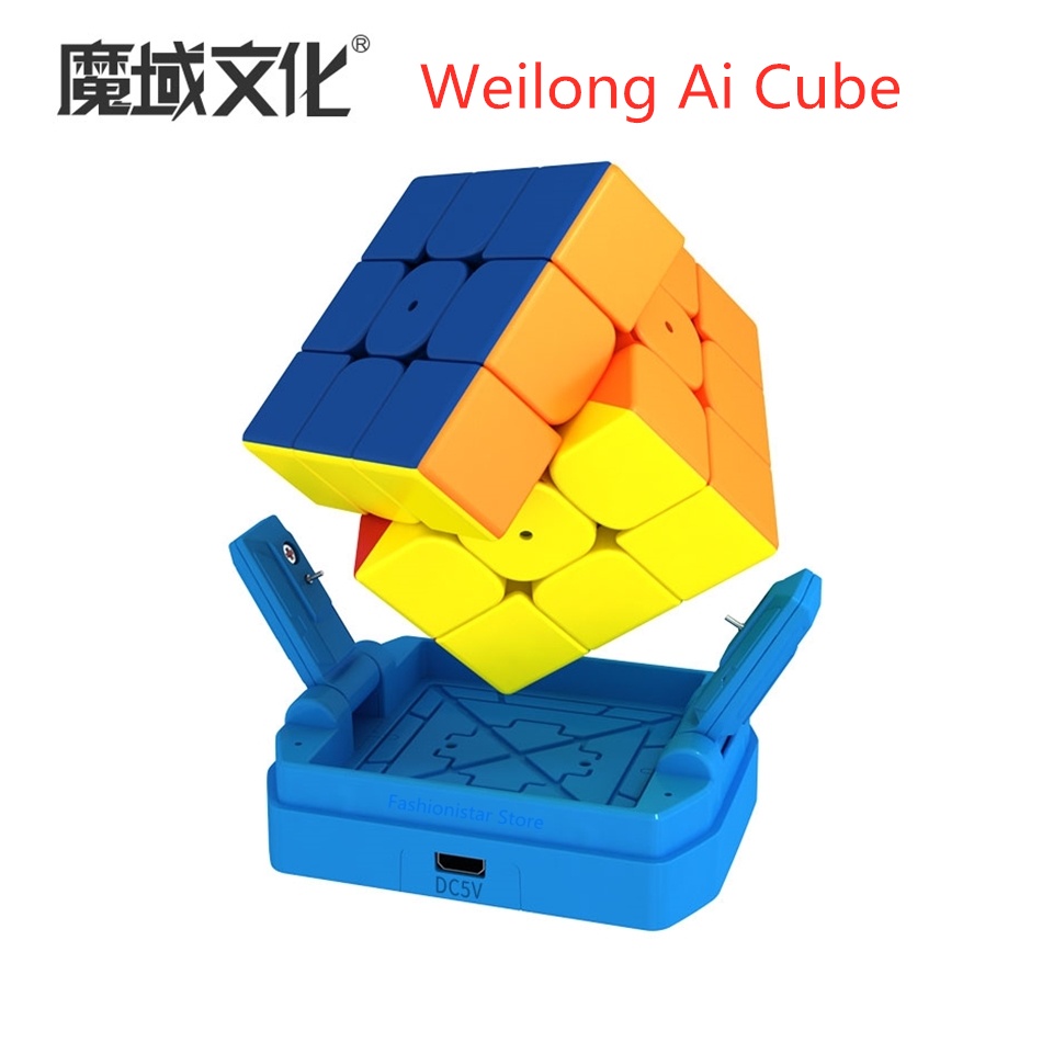 MoYu Weilong AI Cube ai Smart Cube 3x3x3 Magnetic Cube Speed Cube ...