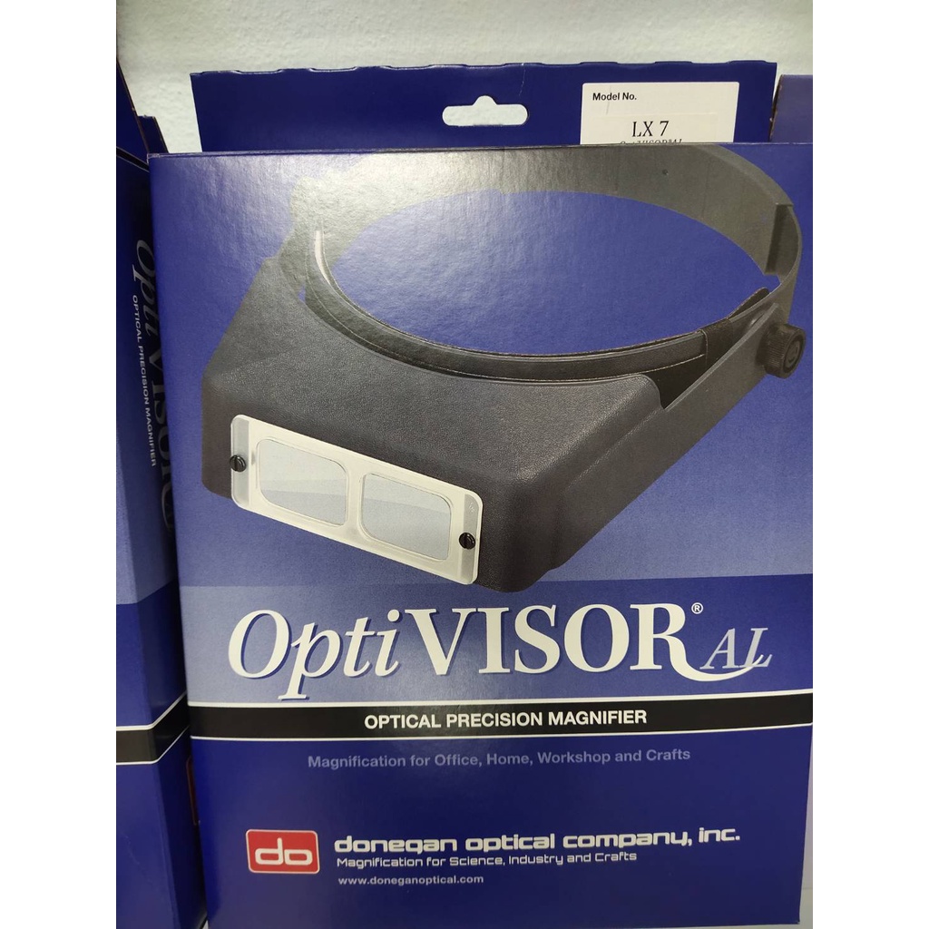 แว่นขยายสวมหัว Opti VISOR AL แว่นขยาย แว่นขยายแกะสลัก รุ่น XL3,4,5,7 ...