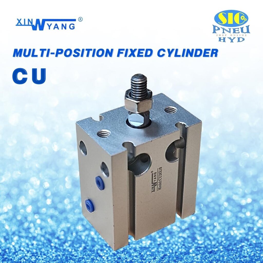 CU20/25/32 กระบอกลม Double Acting MULTI POSITION FIXED CYLINDER ...