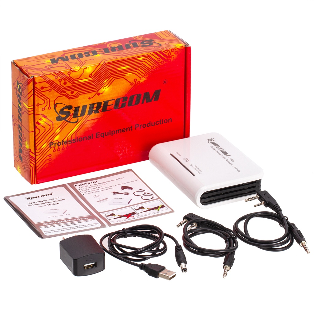อุปกรณ์ควบคุมวิทยุสื่อสารดูเพล็กซ์รีพีตเตอร์ SR-628 Surecom Controller ...
