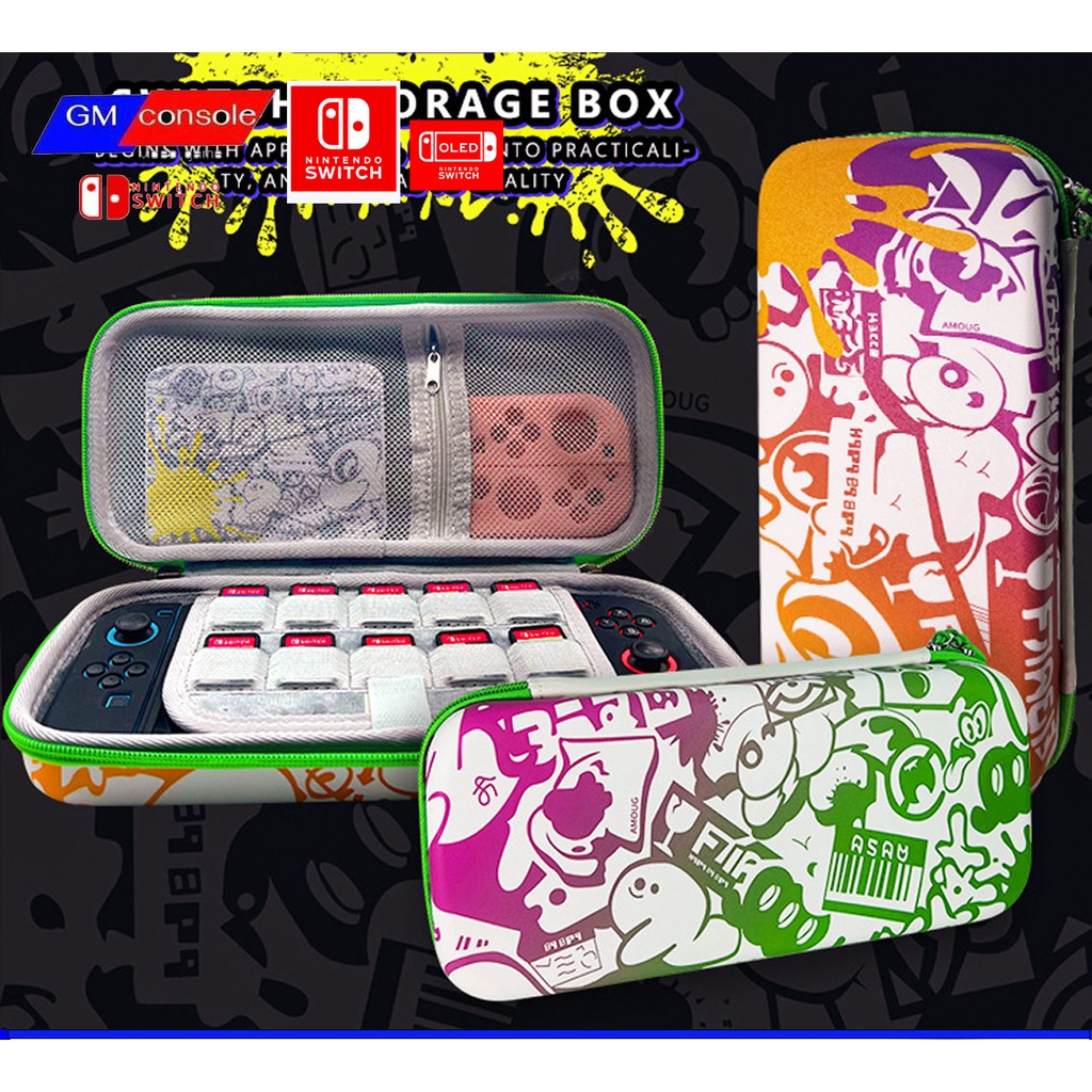 กระเป๋า Nintendo Switch/oled อุปกรณ์เสริมธีม Splatoon 3 ns Splatoon ...
