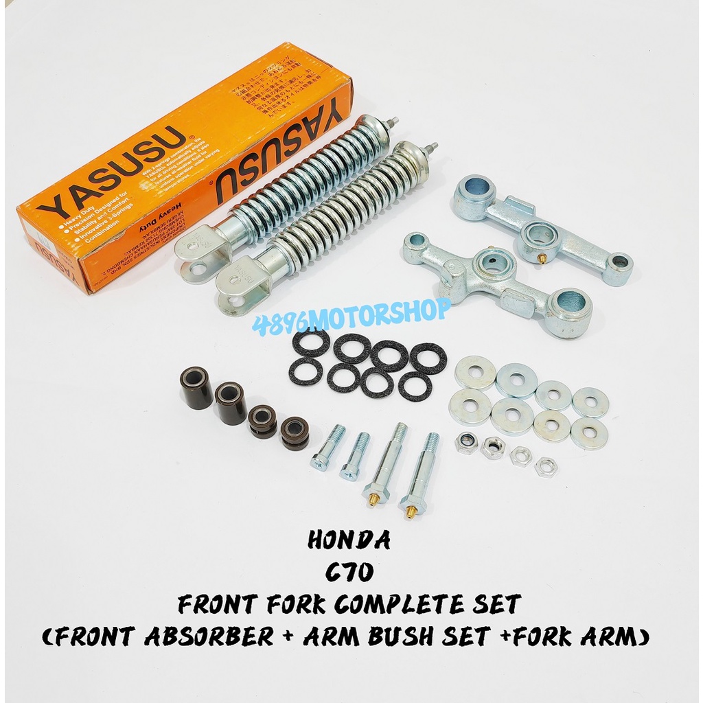 Yasusu HONDA C70 GBO GBO J GBOJ FAME GB6 ด้านหน้า FORK SPRING ARM ...