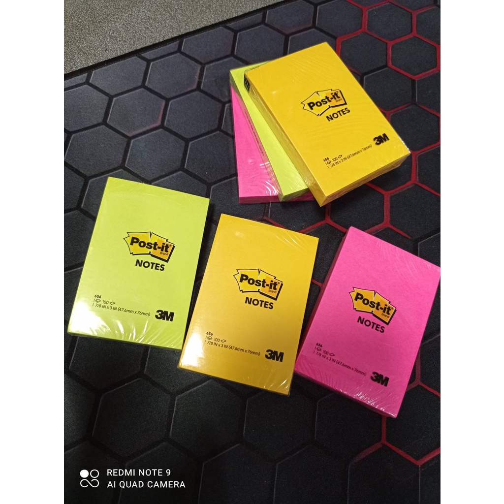 3M โพสต์-อิท Post-It กระดาษโน๊ตมีกาวในตัว Note#656 YW 2x3 เหลือง ...
