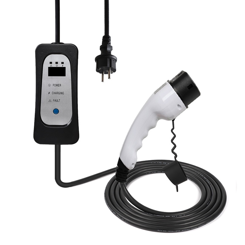 EV charger Electric Car Schuko plug EVSE Charging Cable Type 2 Type 1 ...