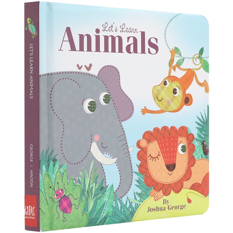 A Book*Let's learn animals Children's Animal Enlightenment English ...