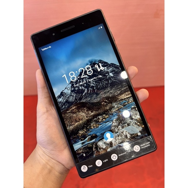 มือสอง Tab lenovo 730x จอ 7 นิ้ว ใส่ซิมโทรเข้าออกได้ ลงแอพ เฟส ไลน์ ยุ ...