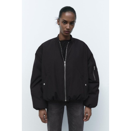 zara trf bomber jacket | Shopee Thailand