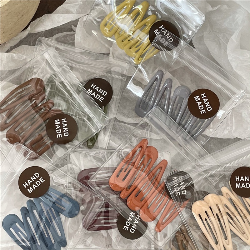 Ohaya ins กิ๊บติดผมหน้าม้า หยดน้ํา น้ํามัน สไตล์เกาหลี สําหรับผู้หญิง | Shopee Thailand