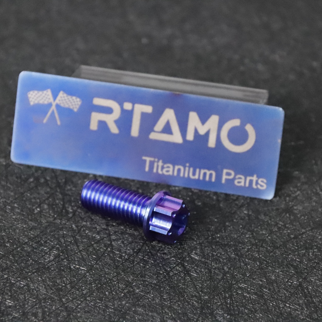 RTAMO Titanium Gr5 1.5P M10(เบอร์ 14)20 25 30 35 40 45 50 55 60 65L OD ...