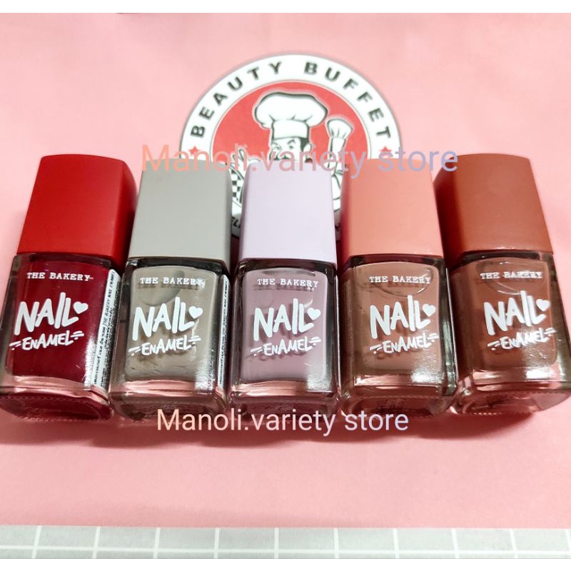 ยาทาเล็บ The Bakery เดอะเบอเกอรี่ Nail Enamel 12 ml. น้ำยาล้างเล็บ 100 มล. บำรุงเล็บ Polish nail ...