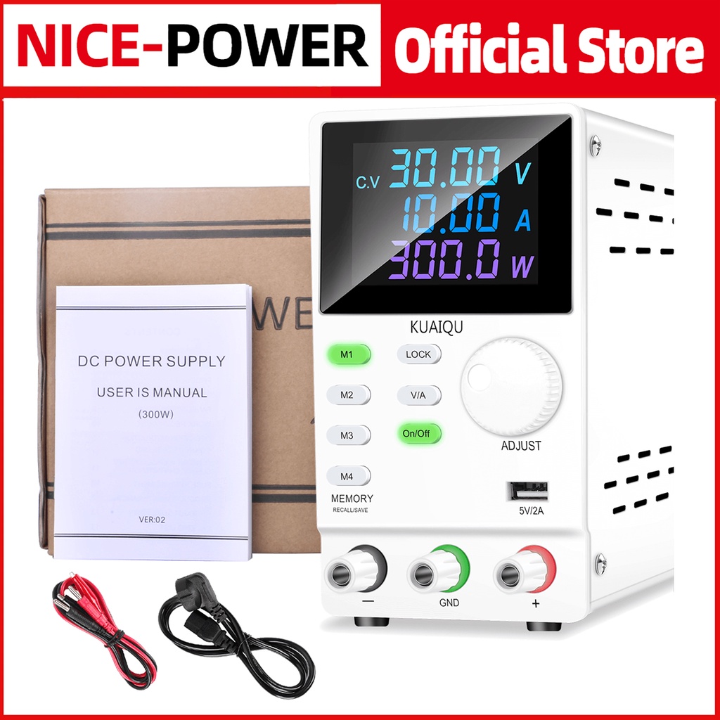【New Programmable 】พาวเวอร์ซัพพลาย 30V 10A 60V 5A 200V 300V 1A DC ตั้งโปรแกรมได้ | Shopee Thailand