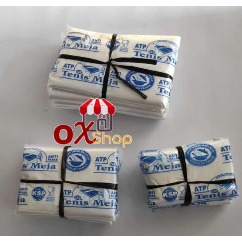 พลาสติก ATP TABLE TENNIS CAP ขนาด 1/4KG (10X17CM), 1/2KG (12X24CM), 1KG (15X27CM), 2KG (18X35CM ...