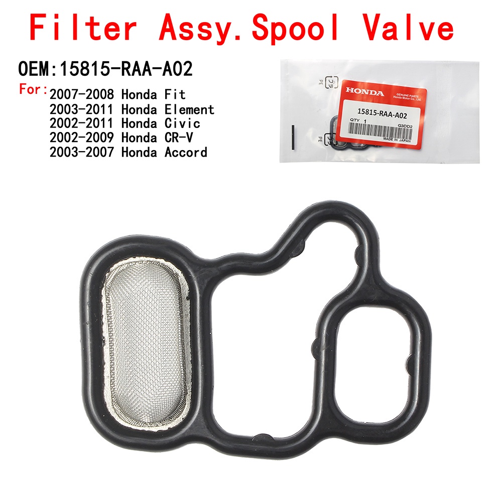 ปะเก็นโซลินอยด์วาล์วสำหรับ VTEC Spool Valve O-ring 15815-RAA-A02 ...