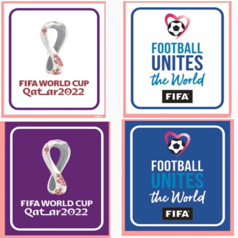 แผ่นแพทช์พีวีซี ลาย World cup 2022 Qatar patch wc patch 2022 | Shopee ...