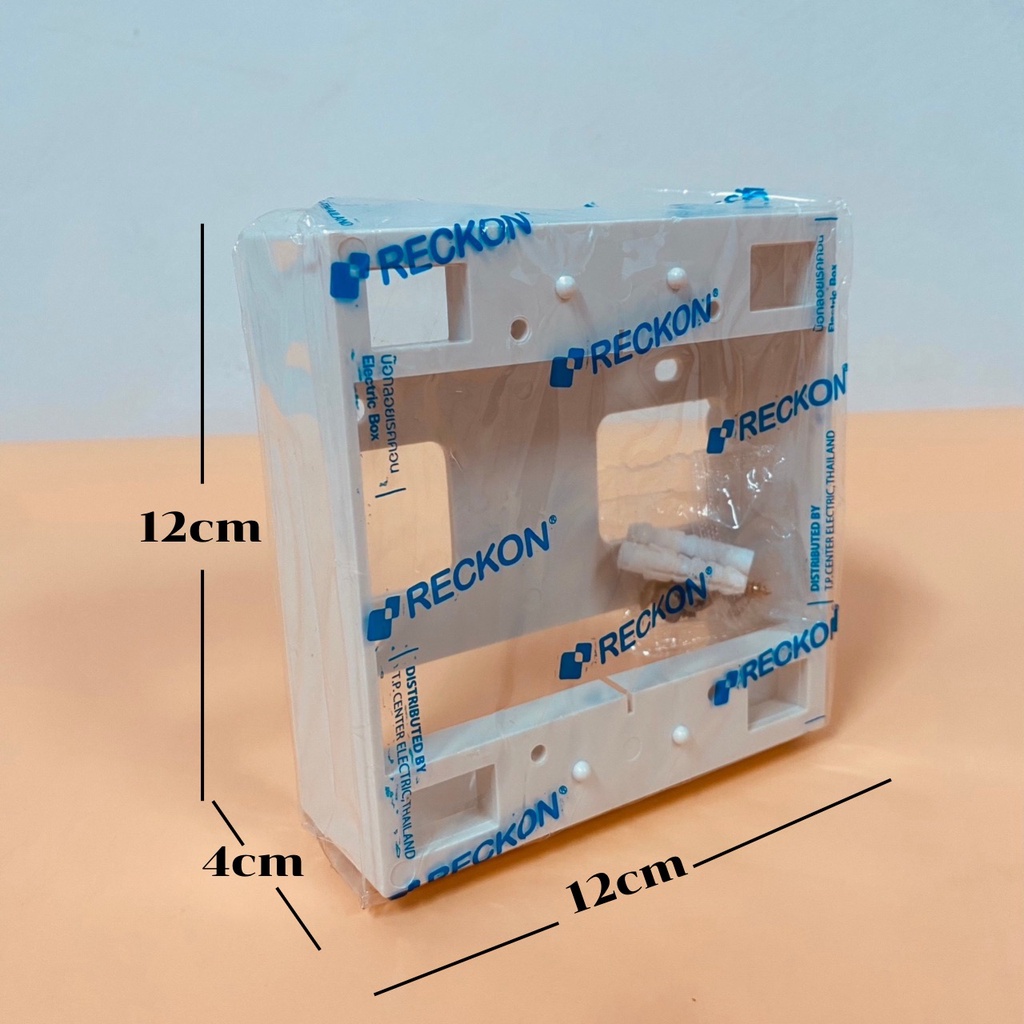 บล็อกลอย,กล่องลอย,บล็อกพลาสติก,Electric Box ตรา RECKON 2x4,4x4 รุ่นใหม่ | Shopee Thailand
