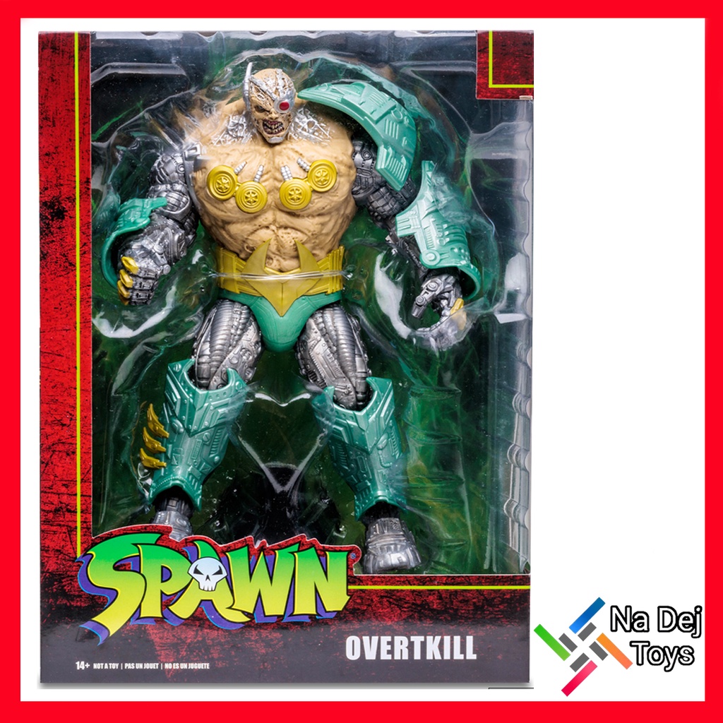 McFarlane Toys Spawn Overtkill Megafig figure แมคฟาร์เลนทอยส์ สปอว์น โอเวิร์ตคิล เมก้าฟิก ฟิกเก ...