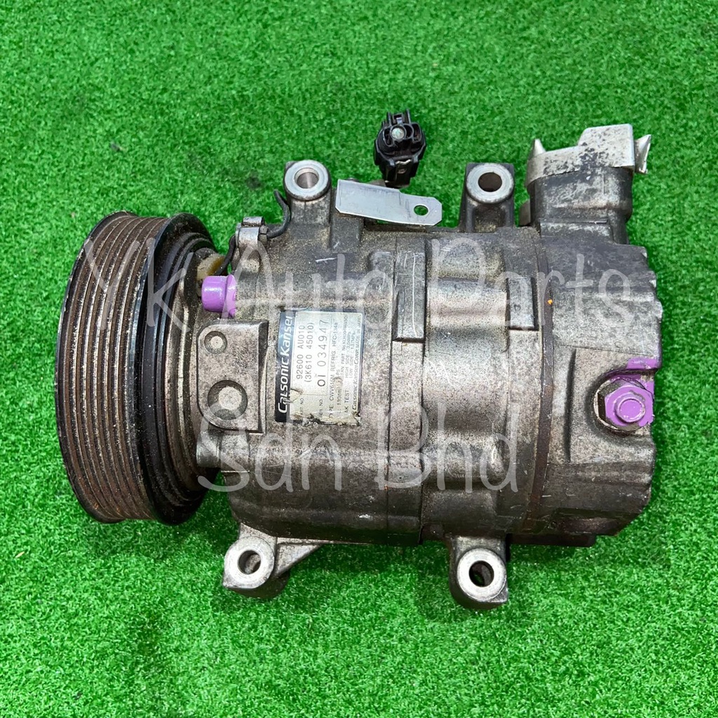 Nissan X-TRAIL AIR COND COMPRESSOR 92600-AU010 ใช้แล้ว | Shopee Thailand
