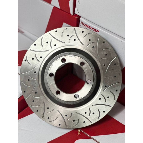 จานเบรค ขนาดเดิม RUNSTOP ตรงรุ่น ALL NEW DMAX 4WD MU-X , 2WD HILANDER d-max mux หน้า FSC ลายใหม่ ...