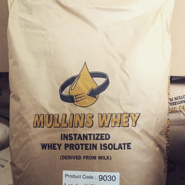 WHEY PROTEIN ISOLATE "MULLINS WHEY “100%" แบ่งขาย ขนาด 2.2 LB/1 KG ซองฟ ...