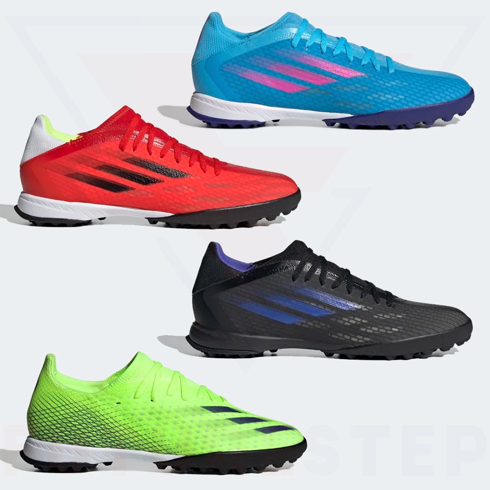 รองเท้าฟุตบอลร้อยปุ่ม adidas X Speedflow.3 TF พื้น Turf สำหรับหญ้าเทียม ...