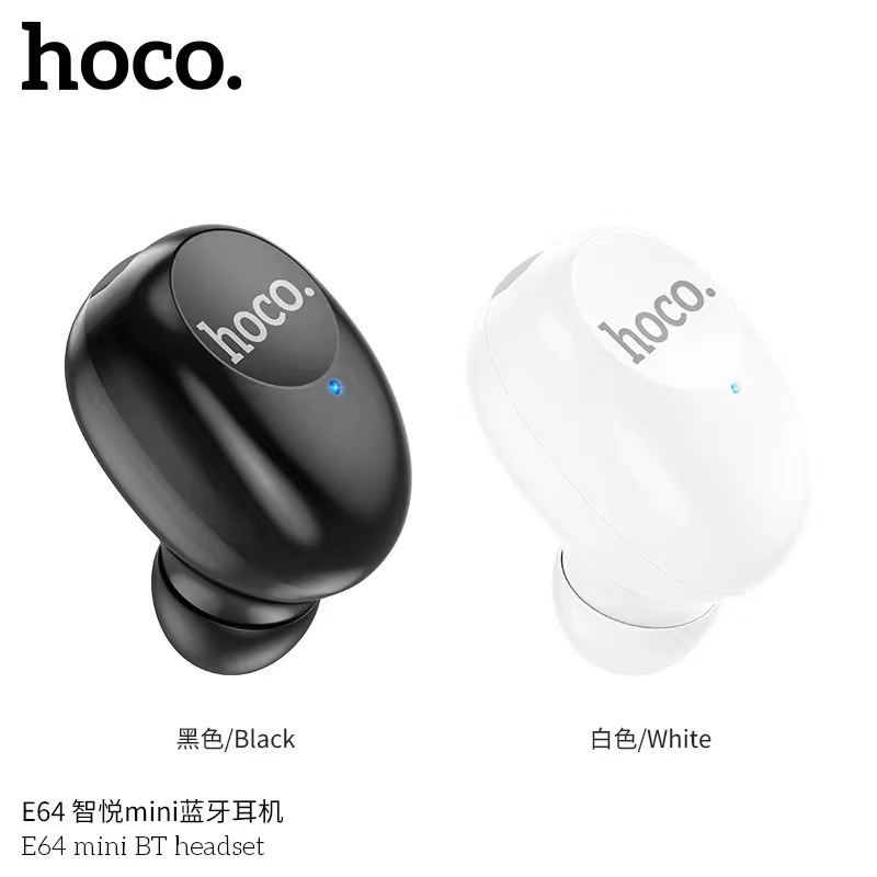 Hoco E64 หูฟังบลูทูธ หูฟังไร้สาย ระบบสัมผัส แบบข้างเดียว คุยโทรศัพท์ ...