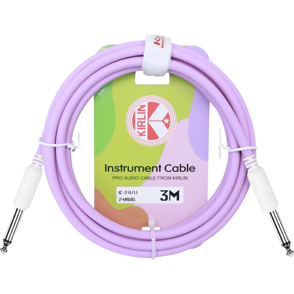 Kirlin IC-241 Instrument Cable สายแจ็คกีตาร์ไฟฟ้า/เบส 3 เมตร | Shopee ...