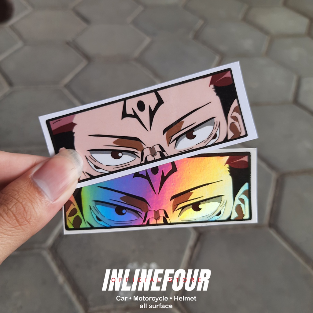Anime Slap Sticker - Sukuna สติ๊กเกอร์โฮโลแกรมญี่ปุ่น - Jujutsu Kaisen ...