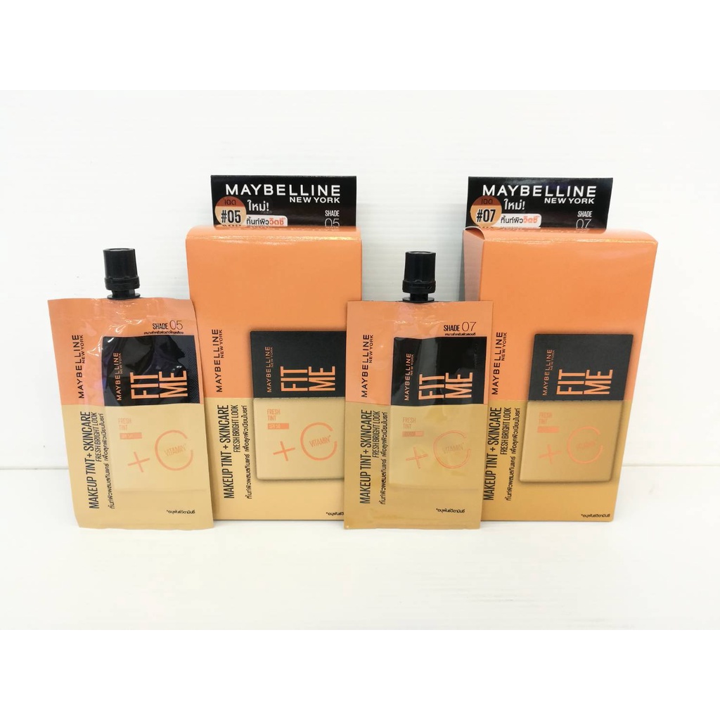 MAYBELLINE FIT ME FRESH BRIGHT LOOK (5 ML.) เมย์เบลลีน ฟิต มี เฟรช ทิ้ ...
