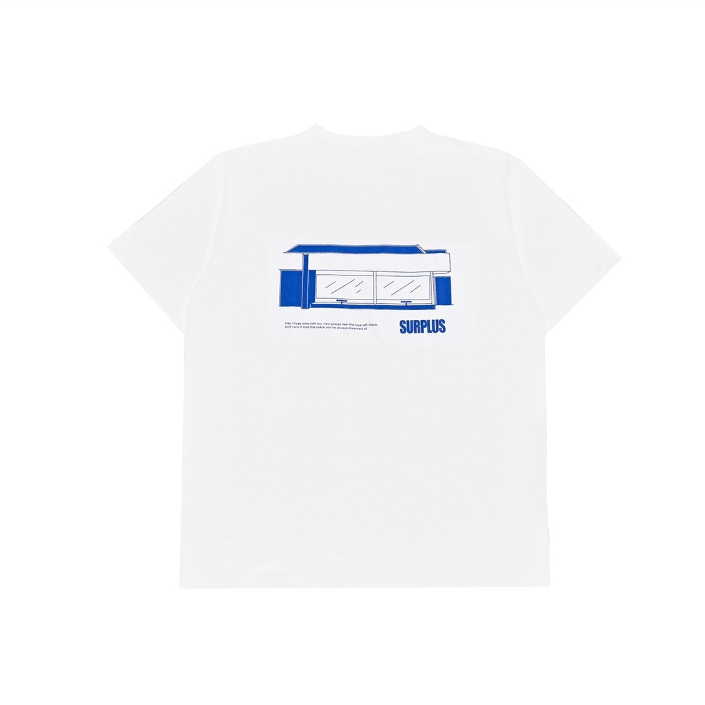 Surplus MERCH - เสื้อยืด เปิดหน้า สีขาว | Shopee Thailand