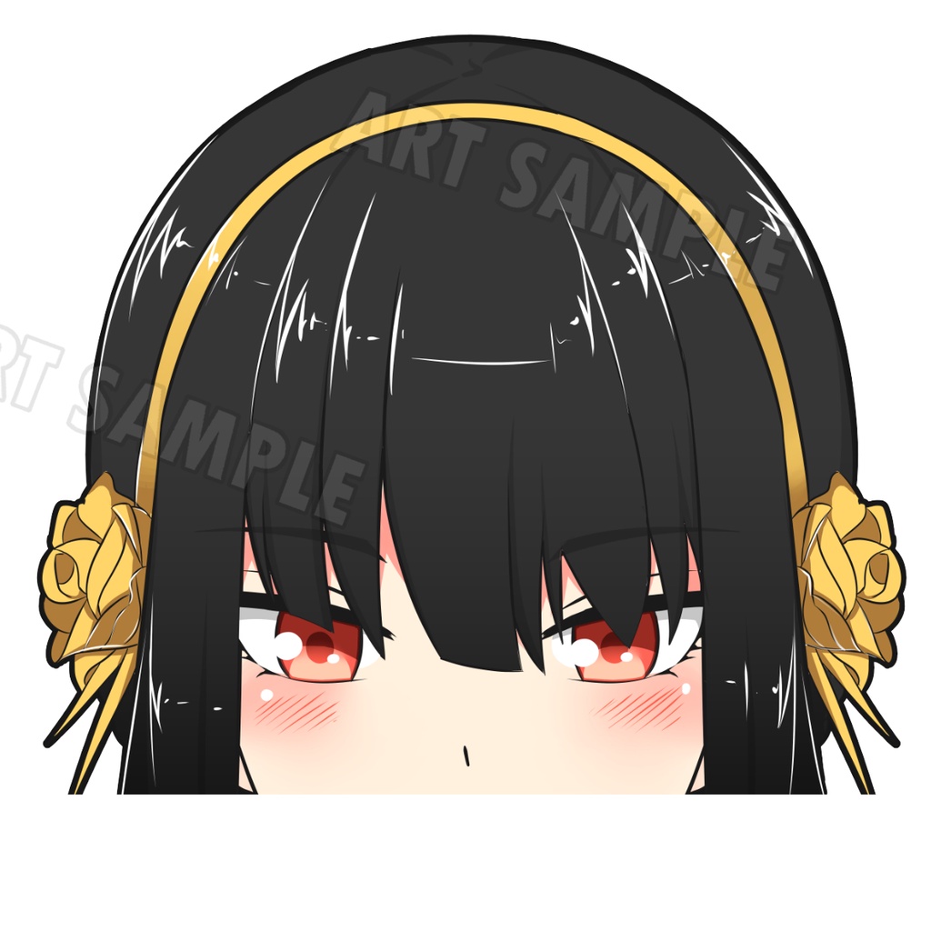 Yor Forger Spy x Family สติ๊กเกอร์ 2 ชิ้น Peeker แม่ยอร์ Sticker Fan ...