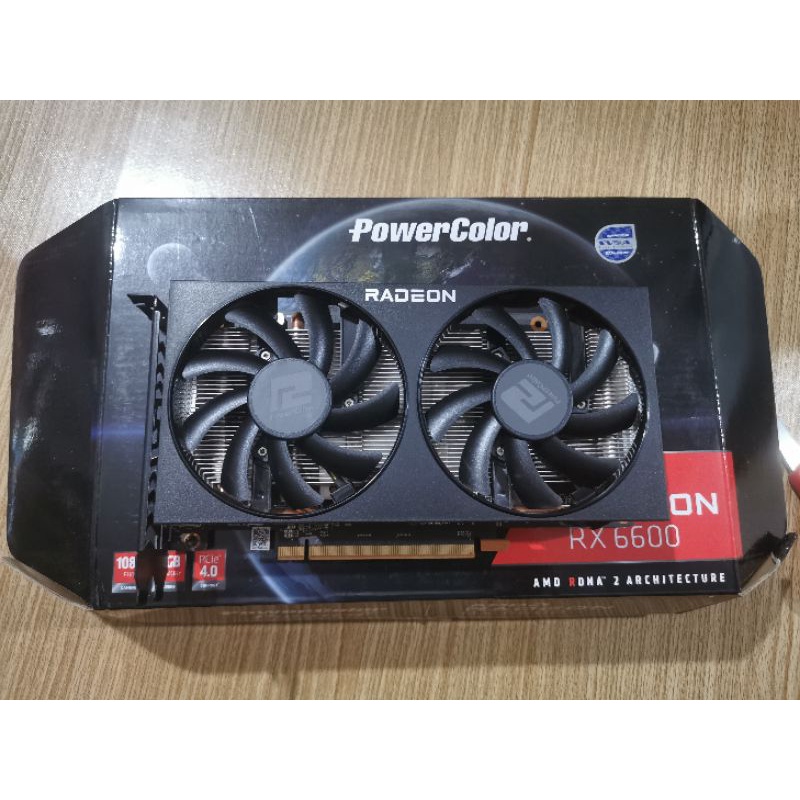 Power color Fighter RX 6600 8GB GDDR6 | Shopee Thailand