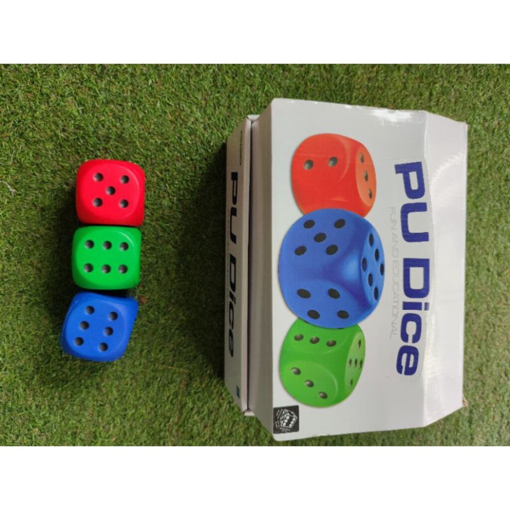 ลูกเต๋าใหญ่ ยาง PVC Giant PU Dice ลูกเต๋ายักษ์ ลูกเต๋าจัมโบ้ 🎲🎲 ...