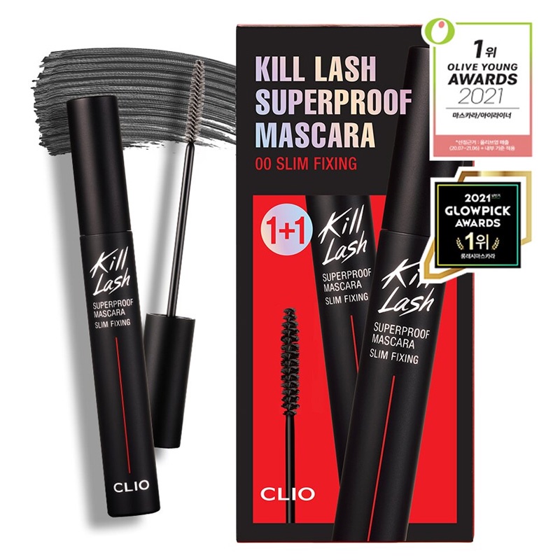 [CLIO] Kill Lash Mascara 1+1 Eyelashes korean k beauty makeup | Shopee ...