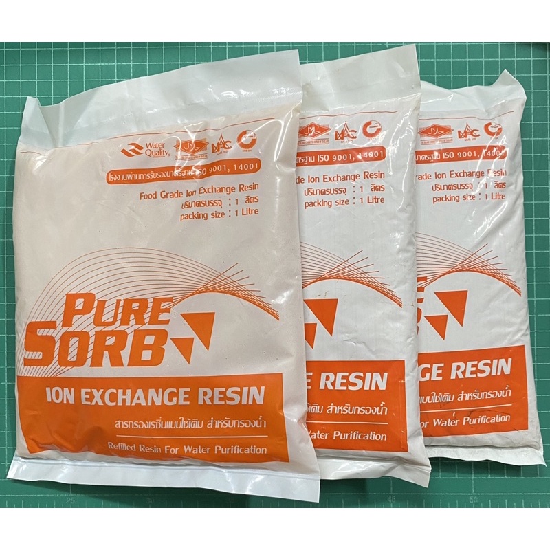 สารกรองเรซิ่น PureSorb แบบใช้เติมสำหรับกรองน้ำ จำนวน 3 ลิตร | Shopee ...
