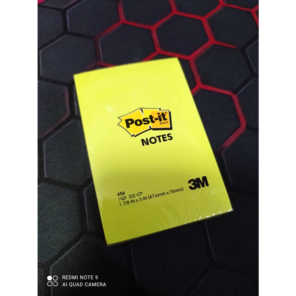 3M โพสต์-อิท Post-It กระดาษโน๊ตมีกาวในตัว Note#656 YW 2x3 เหลือง ...