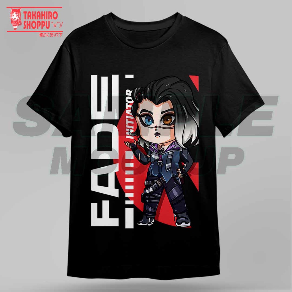 เสื้อยืด พิมพ์ลายอนิเมะ Valorant CHIBI FADE PRINT DTF | Shopee Thailand