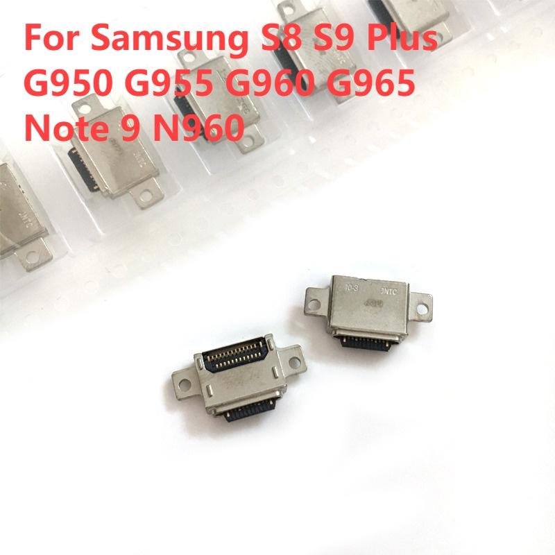 ปลั๊กซ็อกเก็ตชาร์จ USB Type C สําหรับ Samsung S8 S9 Plus G950 G955 G960 ...