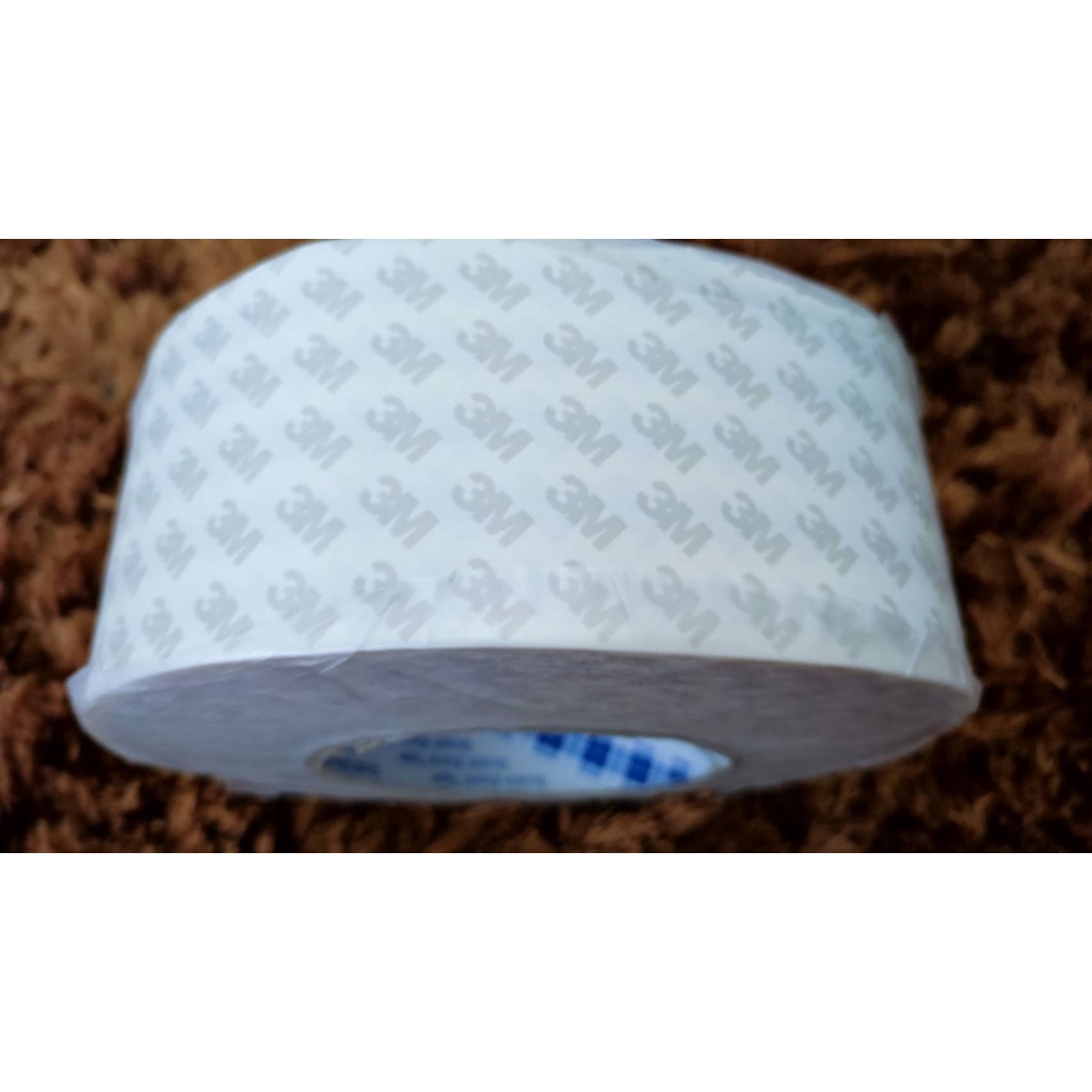 กว้าง 70 มม.ยาว 50 ม.หนา 0.12 ม. เทปกาว 2 หน้าแบบบาง 3M 6408 เนื้อทิชชู ...