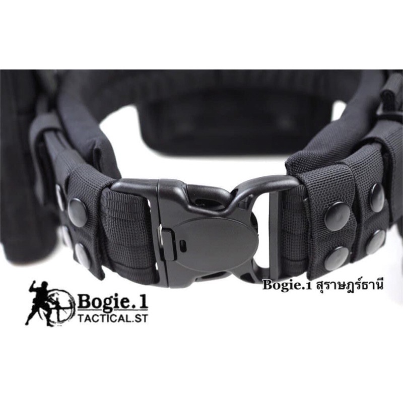 เข็มขัดสนาม พร้อมรองนวม Bogie1 ( หัวเข็มขัดแบบ Double lock ) | Shopee Thailand