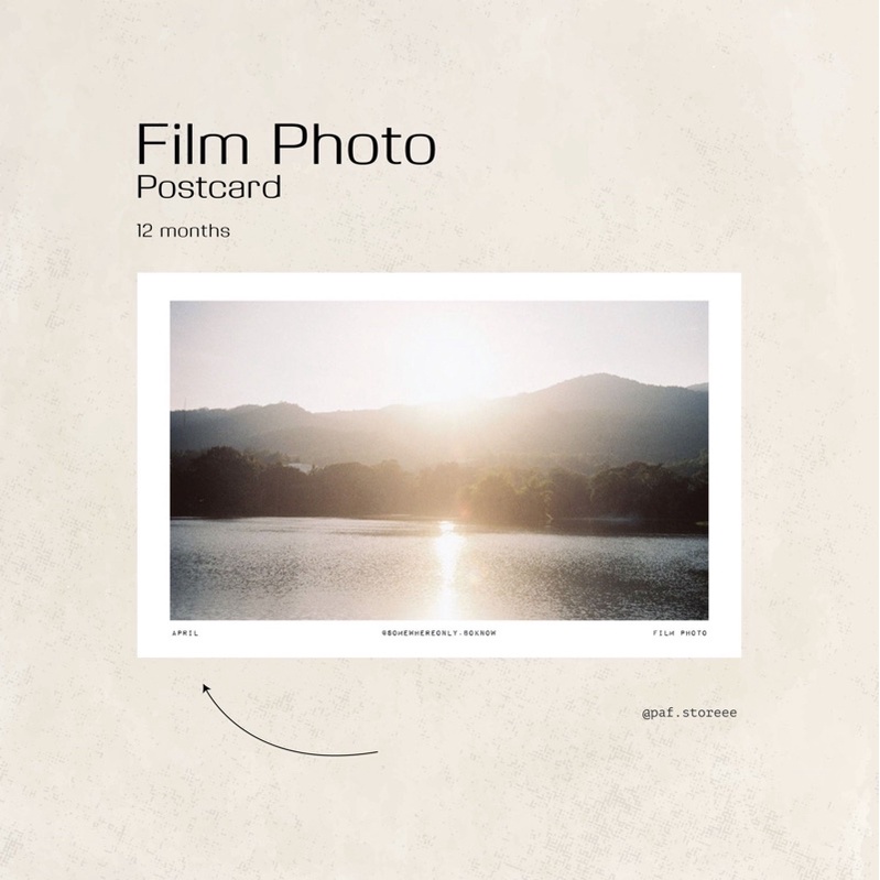 postcard film 12 months โปสการ์ดภาพถ่าย โปสการ์ด โปสการ์ดภาพถ่ายฟิล์ม12 ...