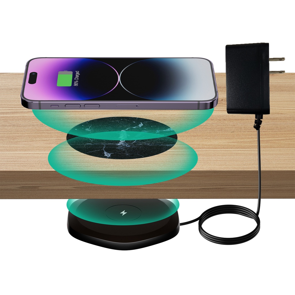 KPON Invisible Wireless Charger 30mm Under Table QI Charger Furniture ...