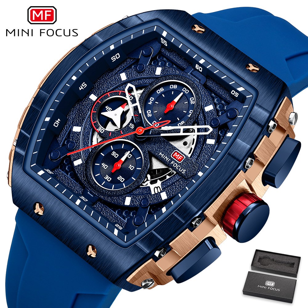 Mini FOCUS MF0399G นาฬิกาข้อมือควอทซ์ แบรนด์หรู แฟชั่น สําหรับผู้ชาย ...