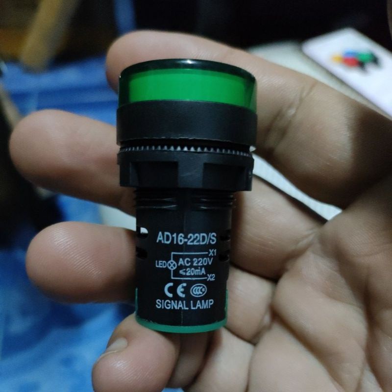 Pilot Lamp LED cob ไฟสัญญาณ ไฟสถานะ ไปแสดงสถานะ AC 220v 380v ไพล็อตแลมป์ AD16-22D/S signal lamp ...
