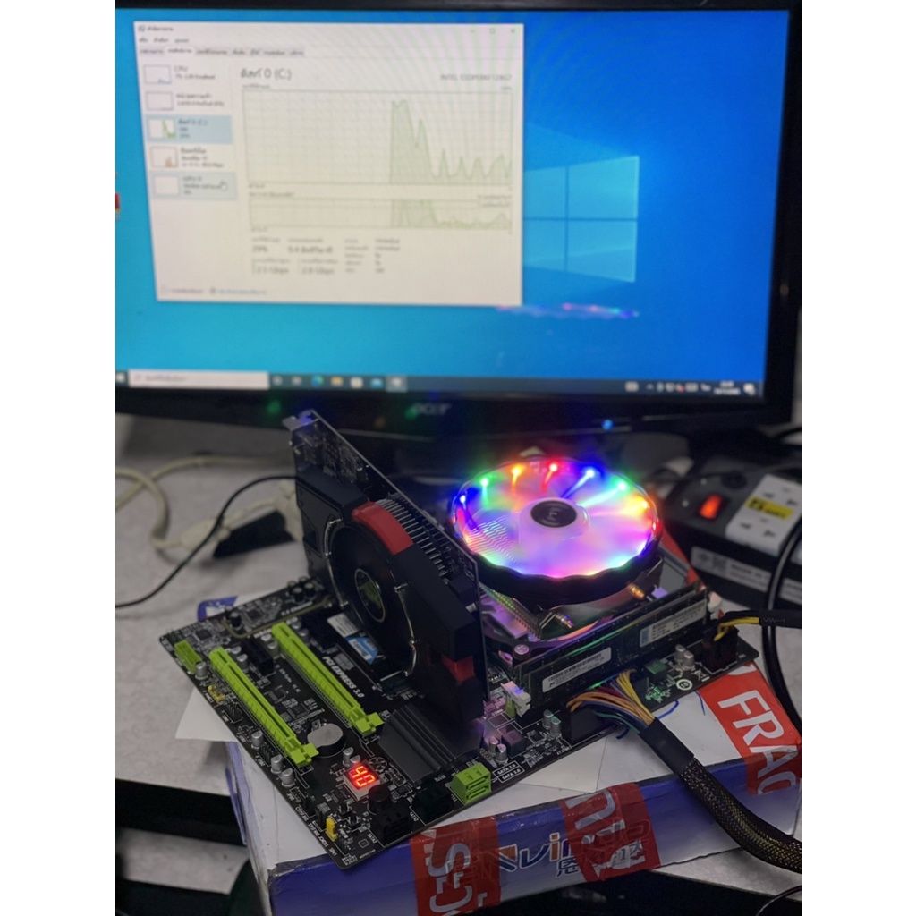 ชุด CPU INTEL XEON E5 2648L V2 10C / 20T MB X79 + RAM ECC +ซิ้งค์พัดลม ...