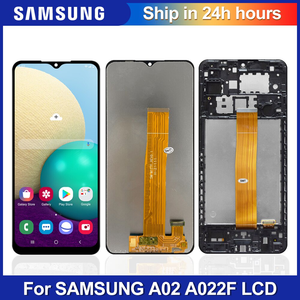 หน้าจอสัมผัสดิจิทัล lcd 6.5& 39;& 39; สําหรับ Samsung Galaxy A02 SM ...
