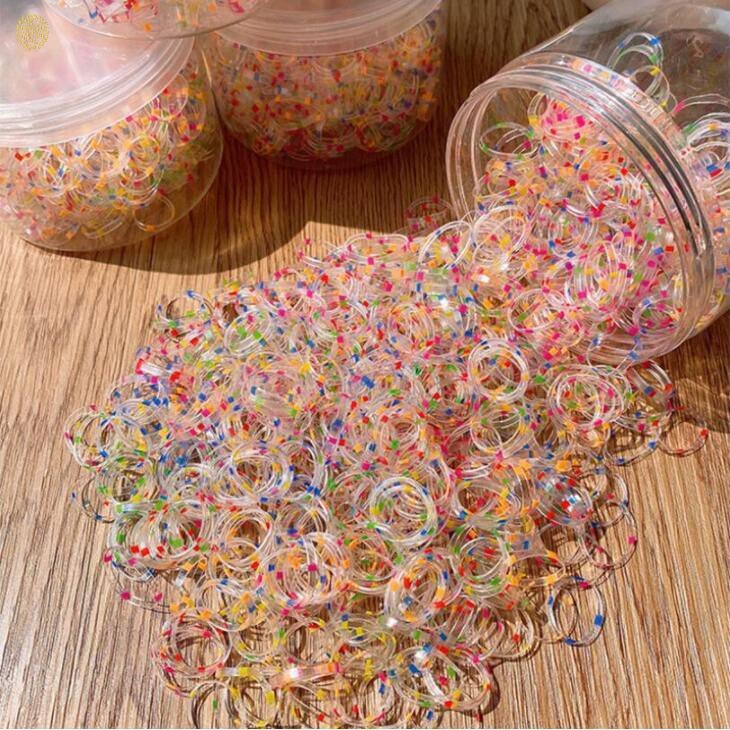 800 ชิ้น / ถุง เด็กผู้หญิง สีใส ใช้แล้วทิ้ง ยางรัดผม ยืดหยุ่น ขนาดเล็ก สีสันสดใส CRD | Shopee ...