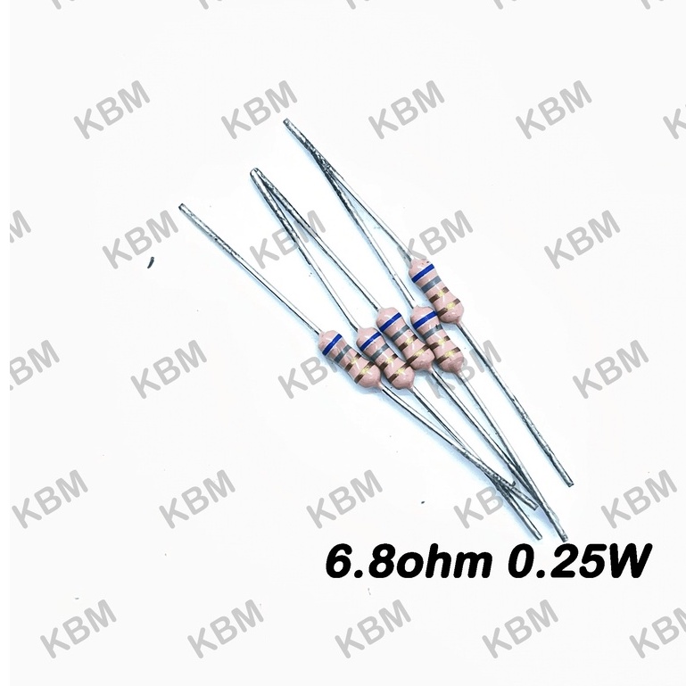 Resistor ตัวต้านทาน 6.8ohm 0.25W 0.5W 1W 2W 3W 20W | Shopee Thailand